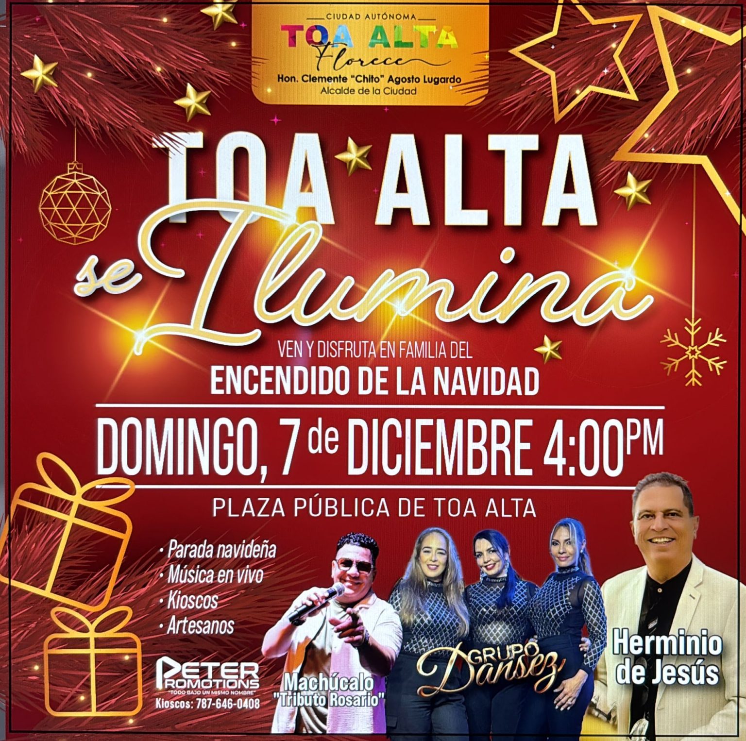Toa Alta se ilumina para celebrar la Navidad y el comienzo de sus 275 ...